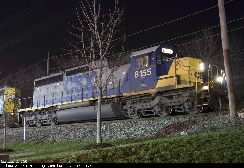 CSX 8155 Q215 darn tree!